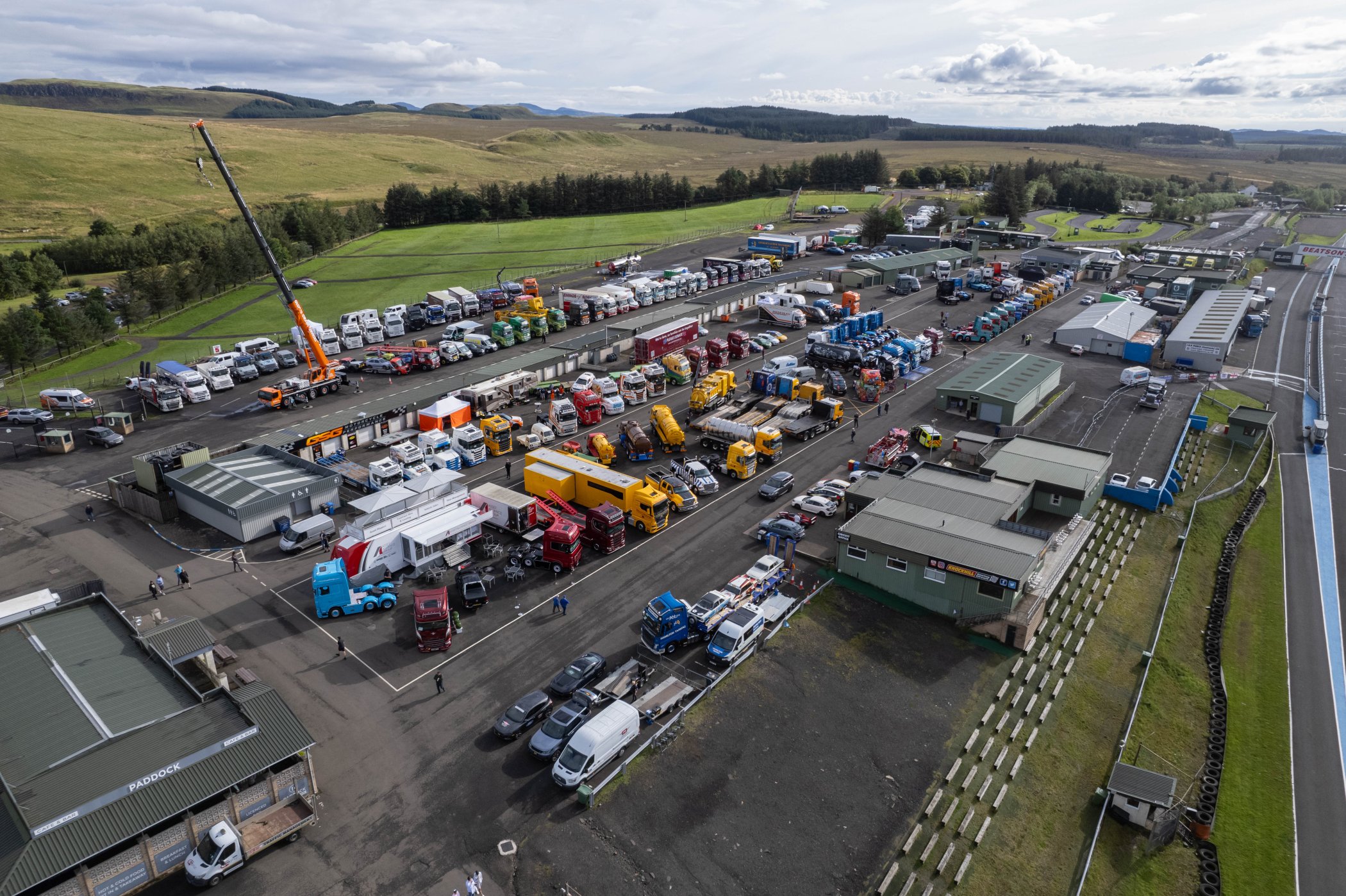 Circuit Map of Knockhill Motorsport Centres 1.3 mile (2km) track, 30 ft ...