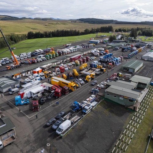 Circuit Map of Knockhill Motorsport Centres 1.3 mile (2km) track, 30 ft ...